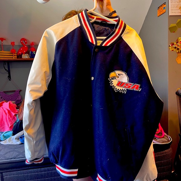 Jackets & Coats | Mens Usa Letterman Style Jacket | Poshmark